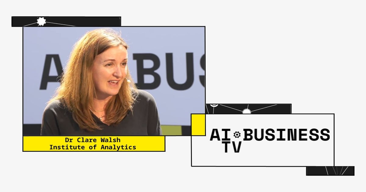 Clare Walsh, Director of Education, Institute of Analytics
