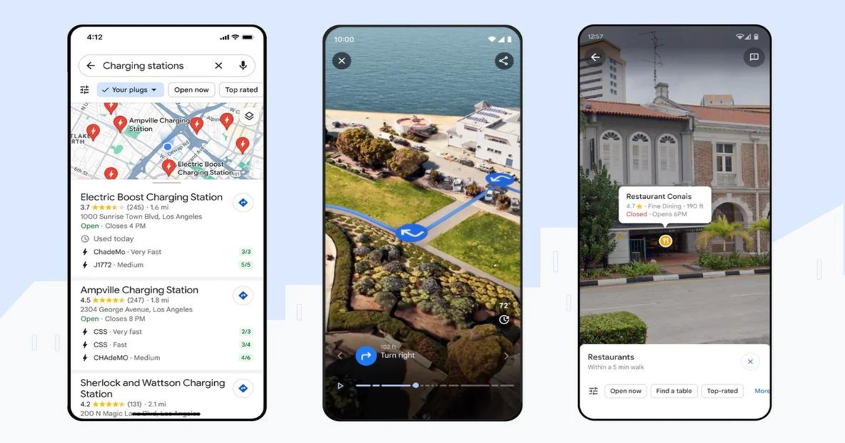 Google Maps Gets Major Update: Immersive 3D Views, AR Search