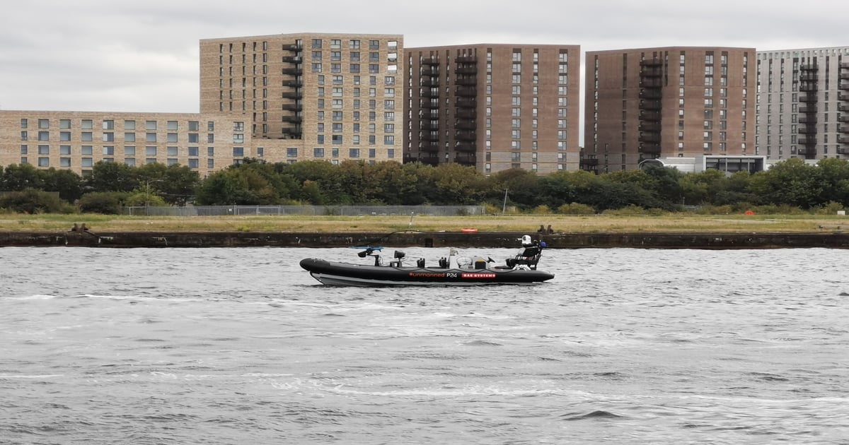 BAE unveils self-driving boat for the military | AI Business