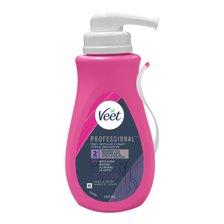 Veet® Professional™ Hair Removal Cream, Pump with Spatula, 400 mL ...