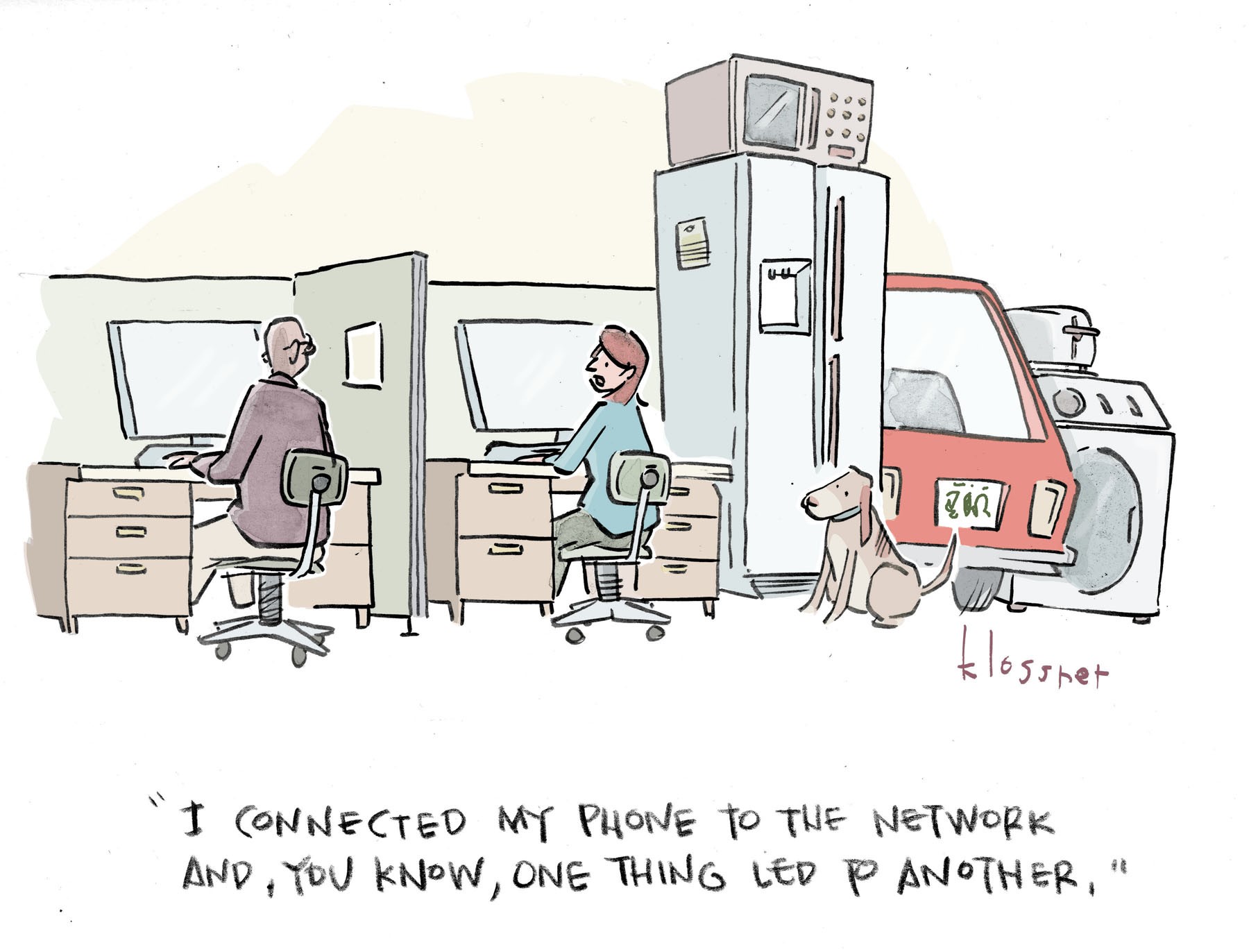 Cartoon: Bring IOT to Work