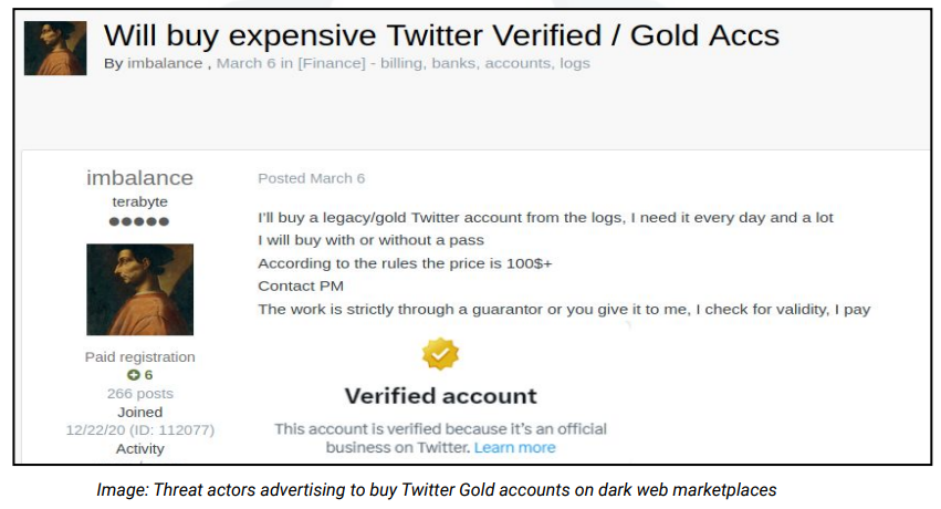 Cybercriminals Flood Dark Web with X (Twitter) Gold Accounts