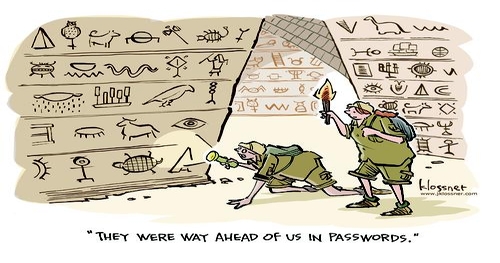 Cartoon: Strong Passwords