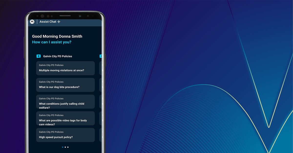 Motorola Solutions unveils Assist Chat AI application for law enforcement
