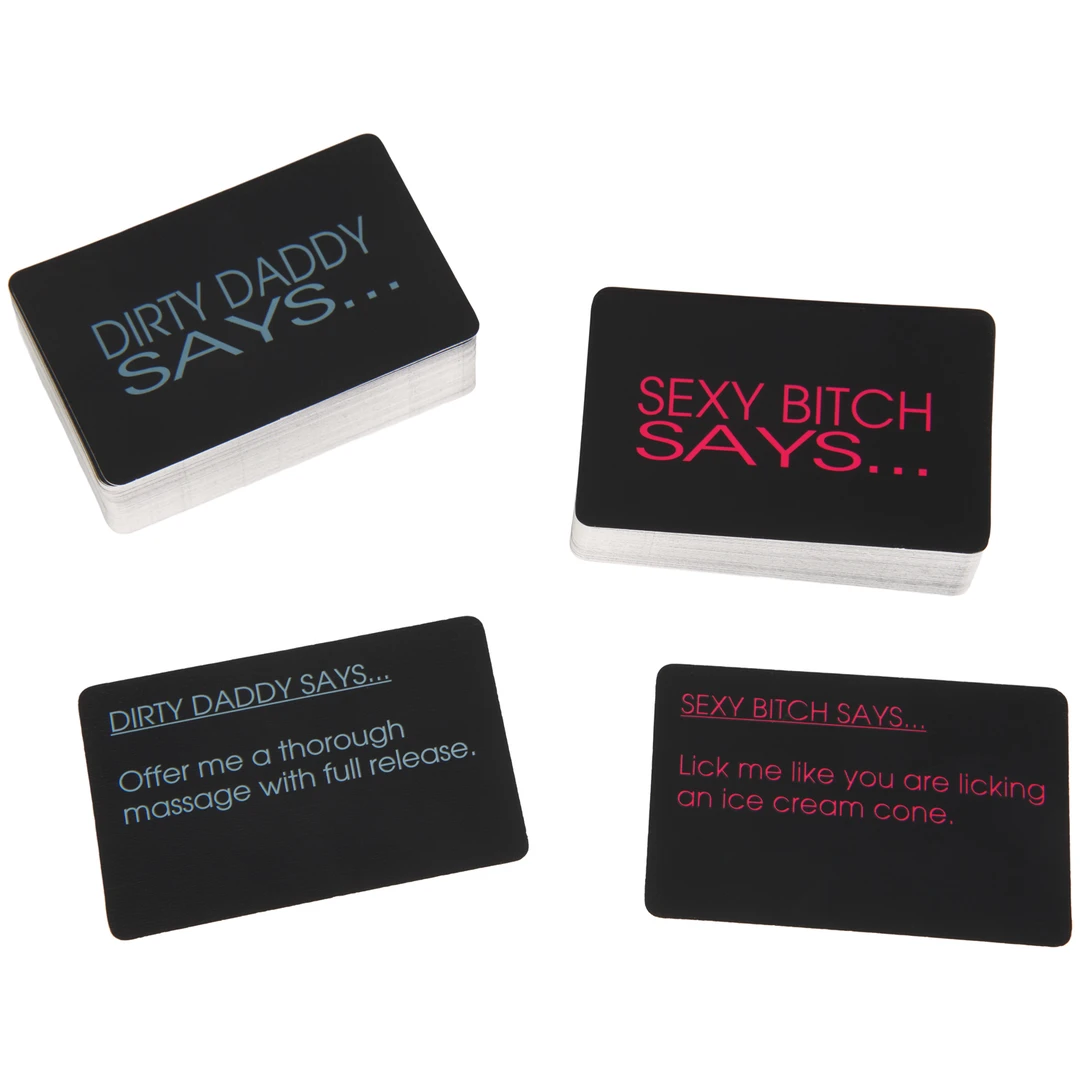 Bedroom Commands Sex Game Cards High Quality Sinful
