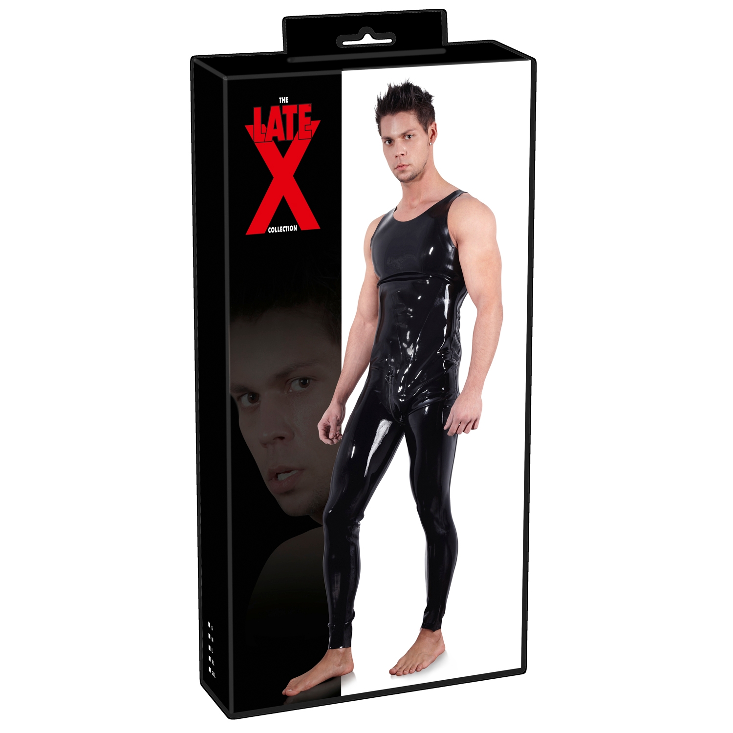 Late X Latex Sleeveless Catsuit Men | Sinful