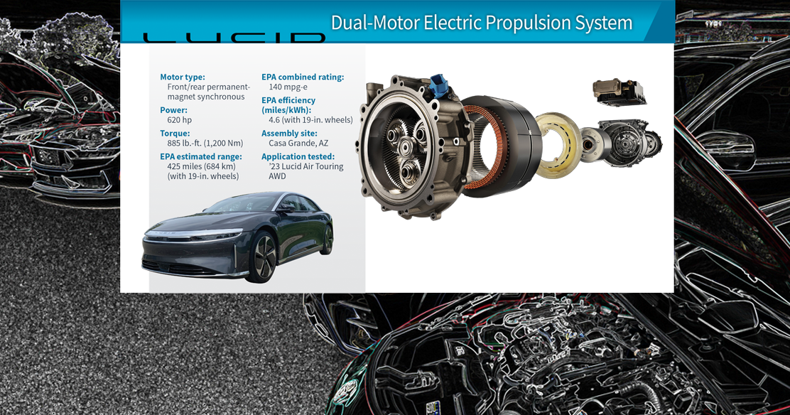 Lucid air engine store