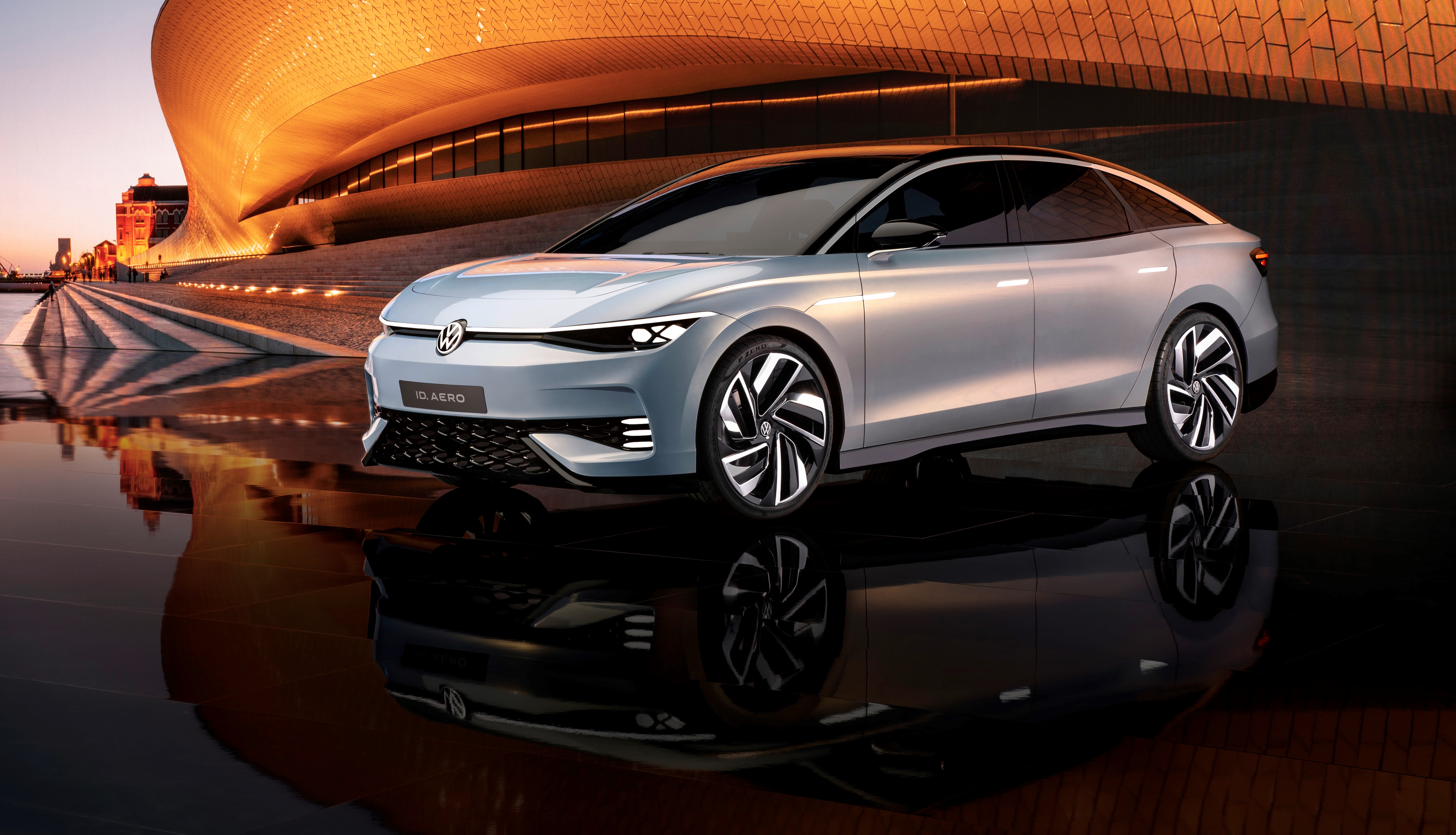VW Unveils ID.Aero Automaker s First Battery Electric Sedan