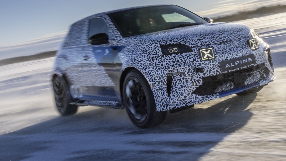 Alpine's Hot-Hatch BEV Enters Arctic Tests