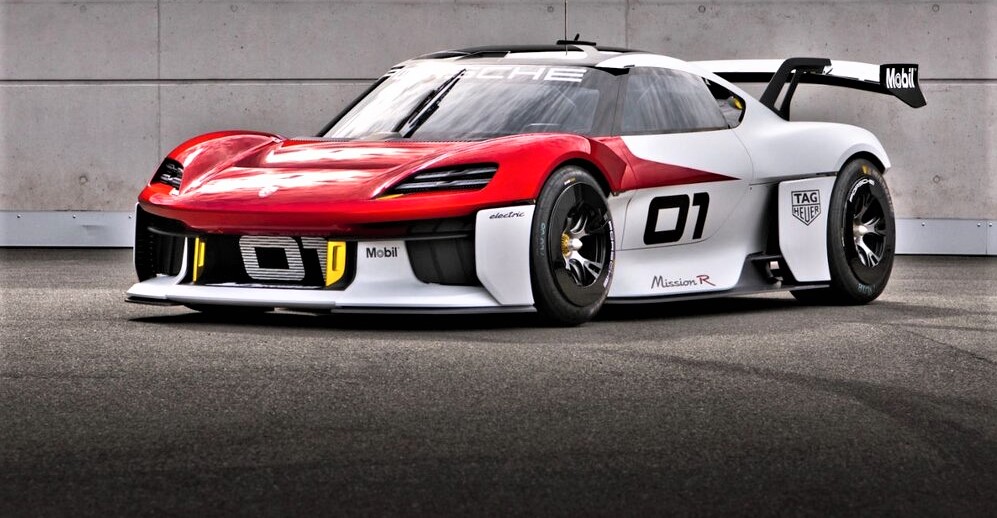 Porsche Unveils Mission R Battery Electric Concept Race Car
