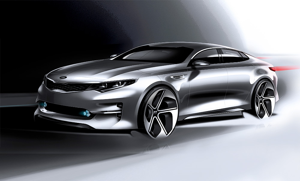 Upcoming Kia Optima Influenced by Sportspace Concept