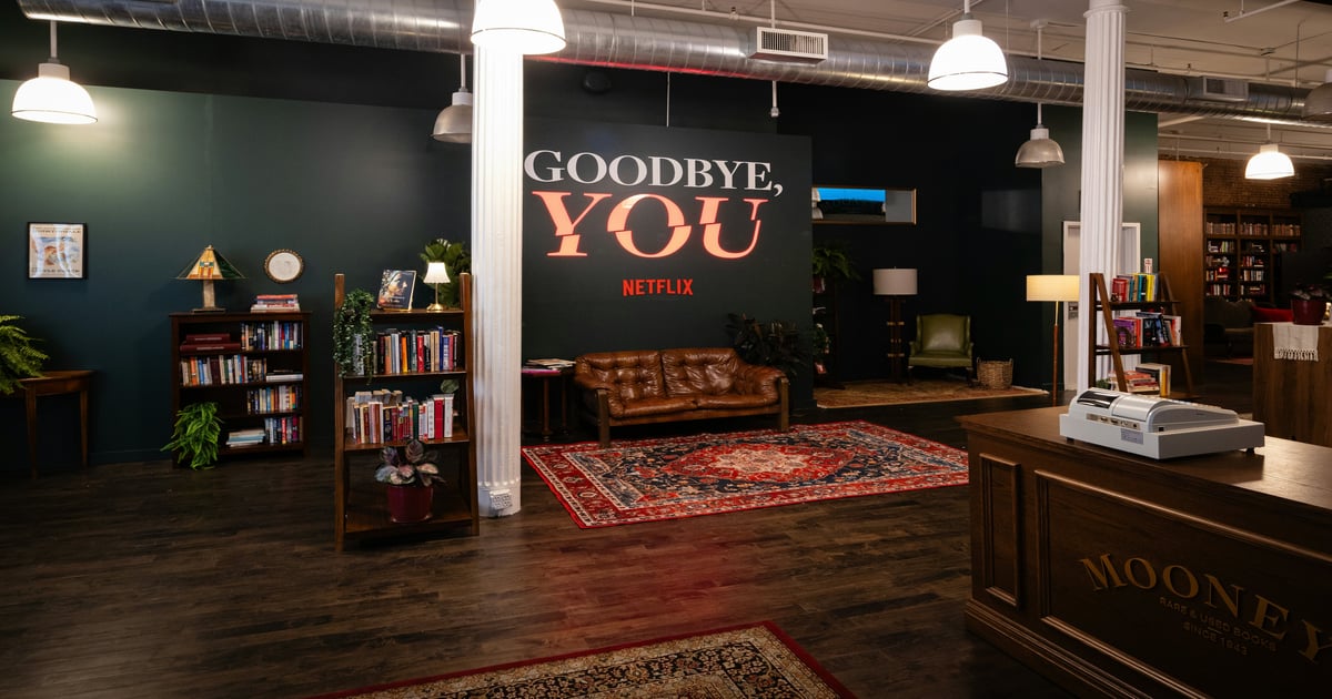 Netflix Rebuilds Mooney’s Bookstore for 'YOU' Fan Experience
