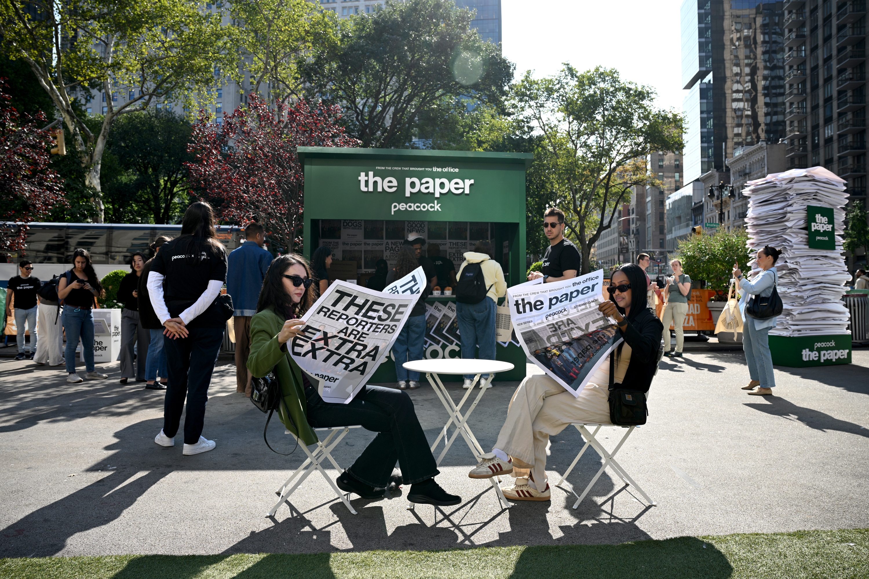 Peacock Brought 'The Paper' to Life With NYC Pop-Up