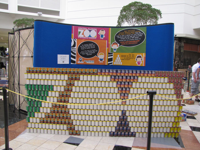 Canstruction Plays Up Whimsical Theme and Partners with Zoo to Attract ...