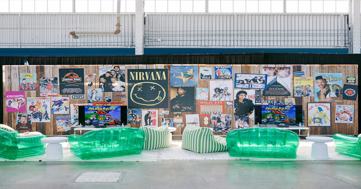 This Corporate Event Has All the '90s Decor Inspo You Need
