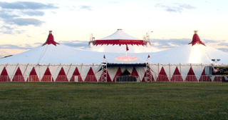 Gatorade Hosts Dinner Under Temporary Circus Tent
