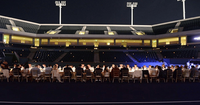 How Moët Made a Dinner in a Stadium Feel Intimate