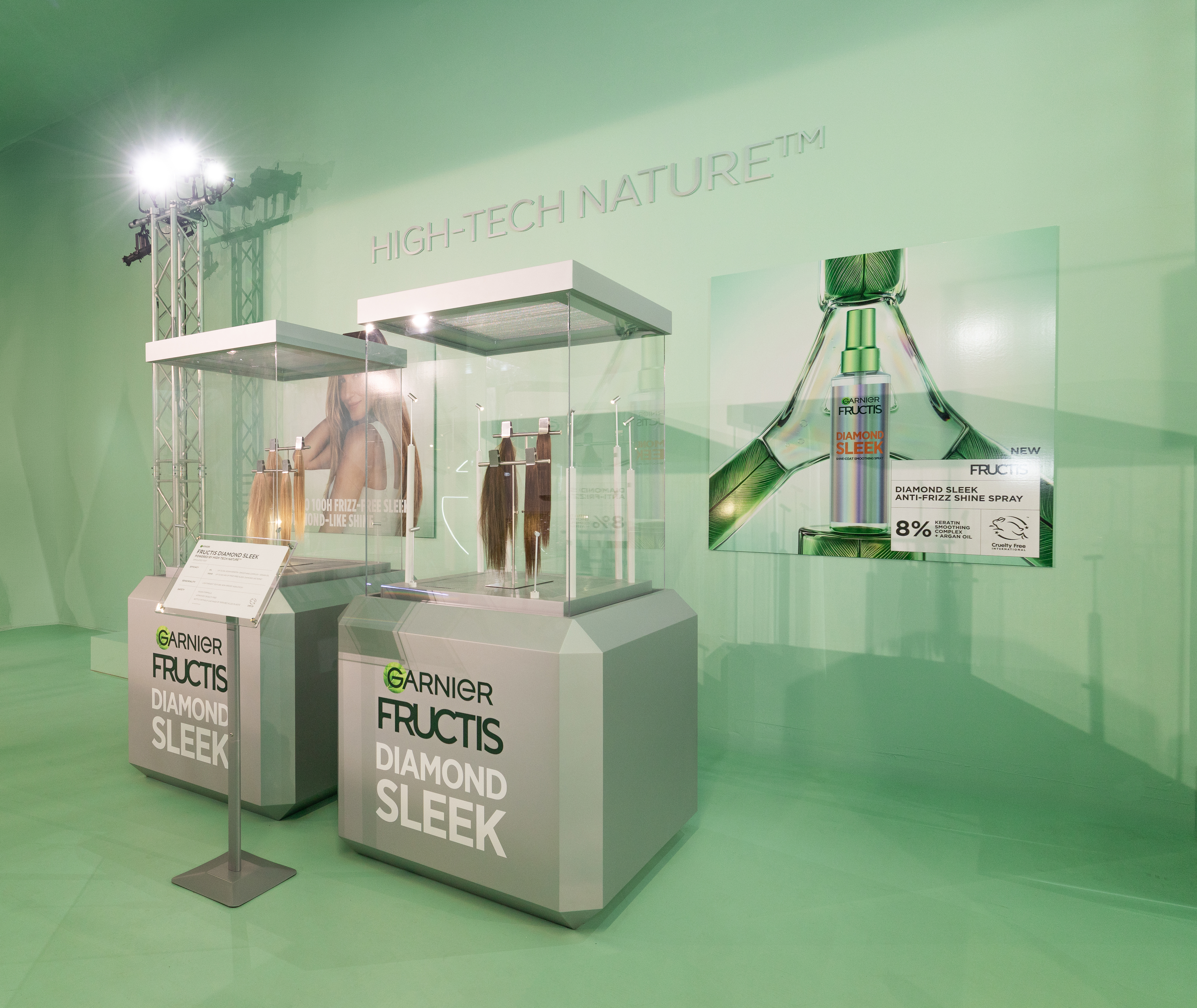 Inside Garnier's Diamond Sleek Launch Pop-Up