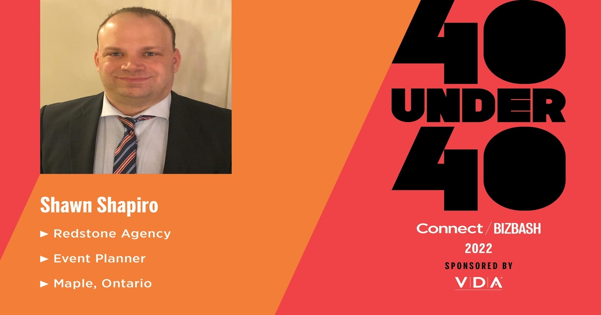 2022 Connect x BizBash 40 Under 40: Shawn Shapiro
