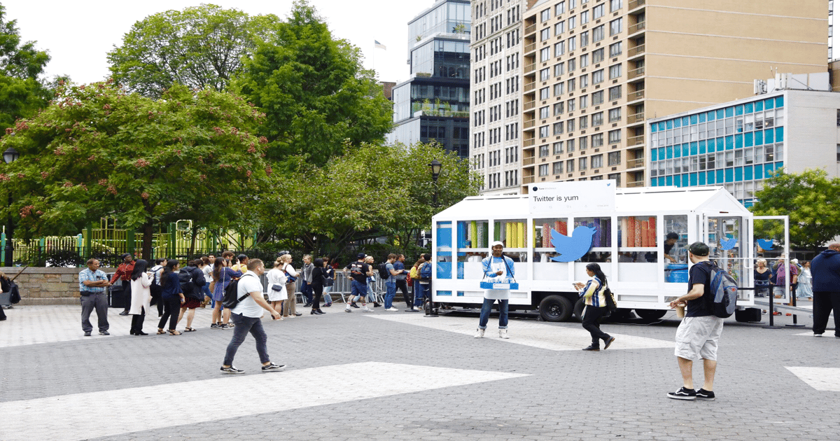 Twitter Pop-Up Candy Shop in New York