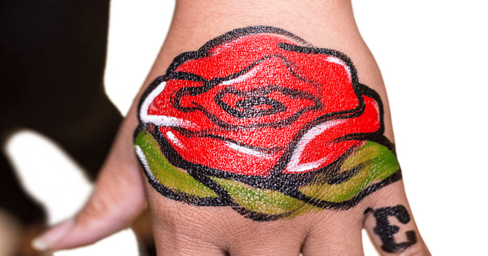 Hand Painted Body Art