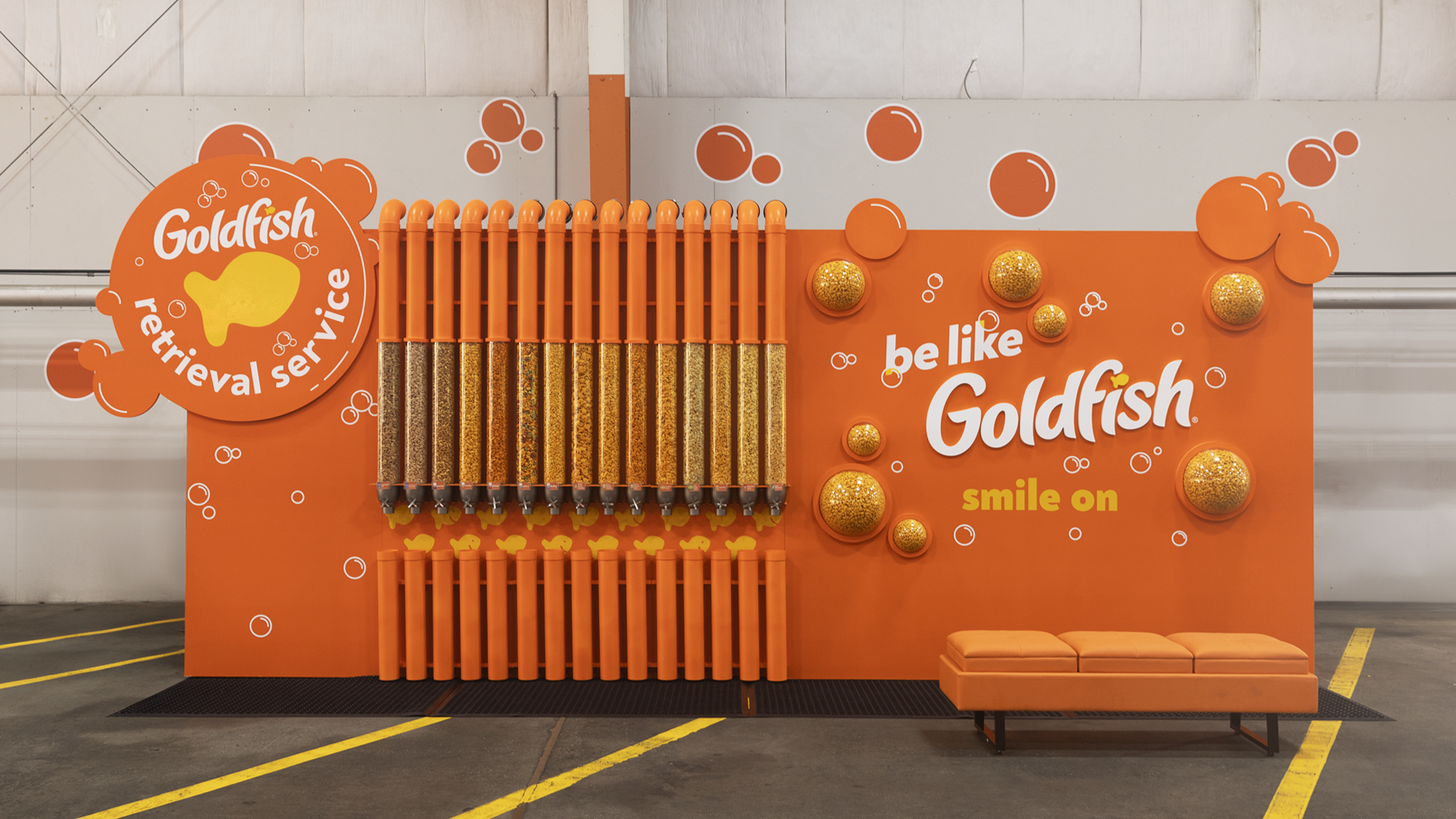 See How Goldfish Created a Colorful Car Wash for Fourth of July ...