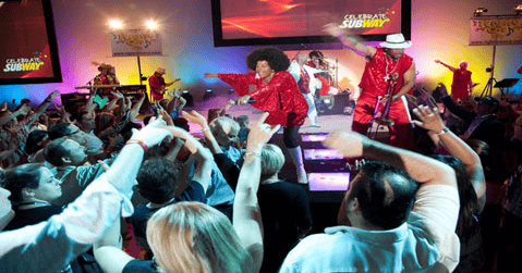 Subway's Post-Conference Gala Gets Sandwich-Inspired Fashion, Roller ...