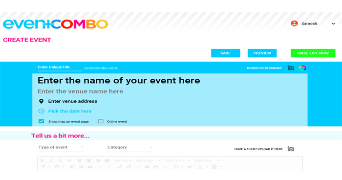 Event Planning tool
