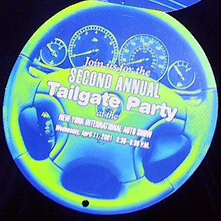 Steering Wheel Invitations for Auto Show Party