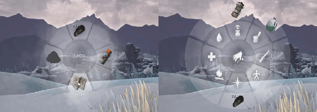 Long Dark: Survival game HUD UI