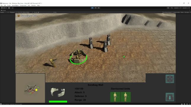 RTS Buildings with Garrisoned Units: Deterrence - Video Devlog 9