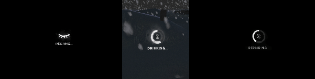Long Dark: Survival game HUD UI