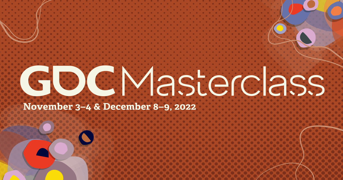 GDC Masterclass returns with new game developer classes from industry ...