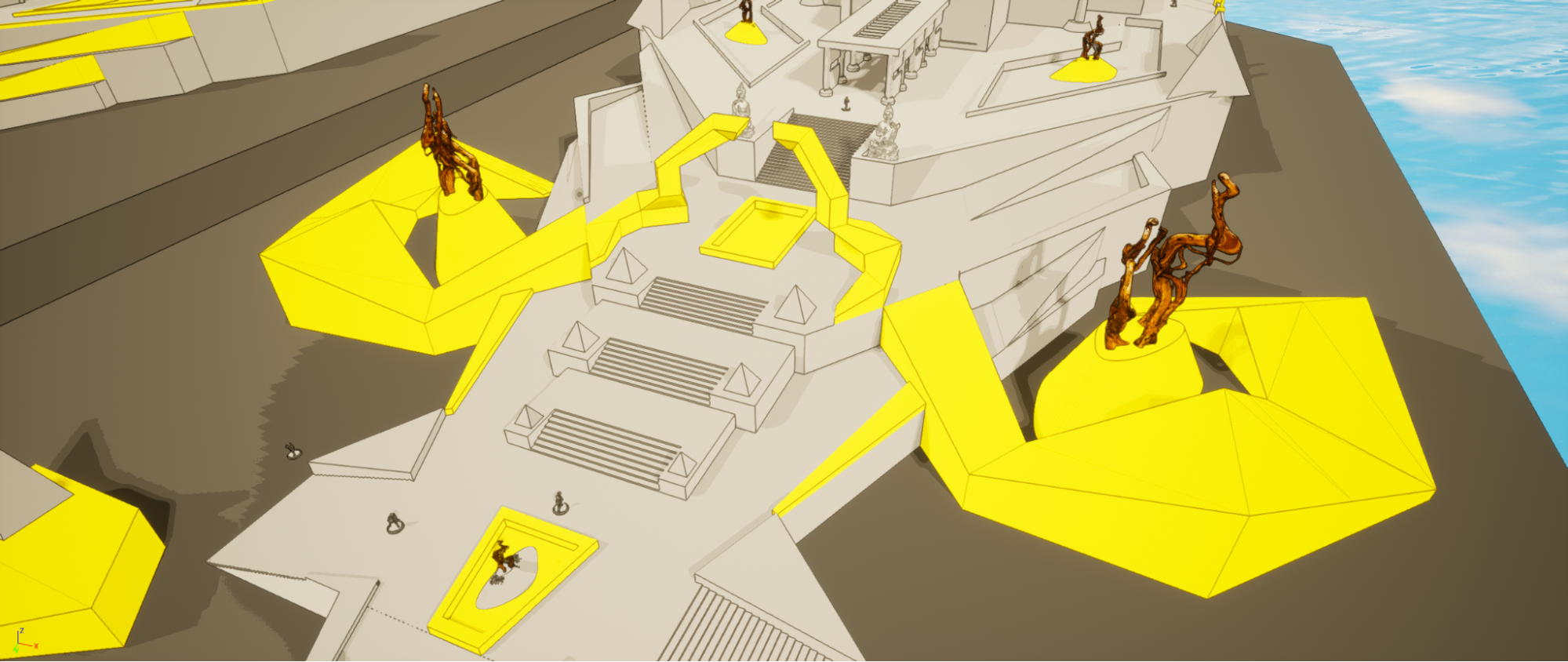 Level Design Process #01: Cube to Temple