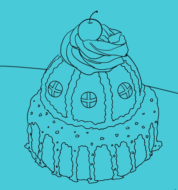 Making a cake house for dessert themed games- Part II