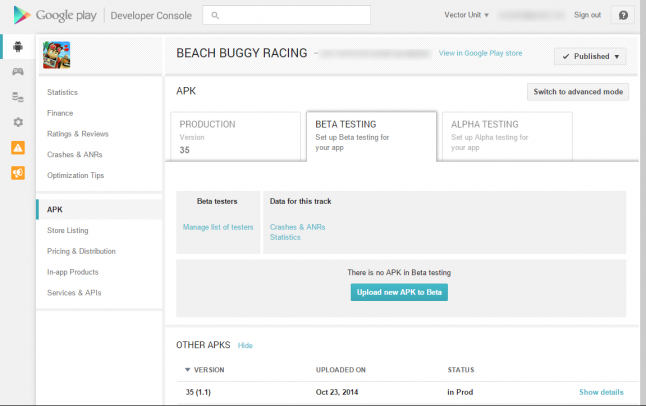 Early Access with Google Play Beta