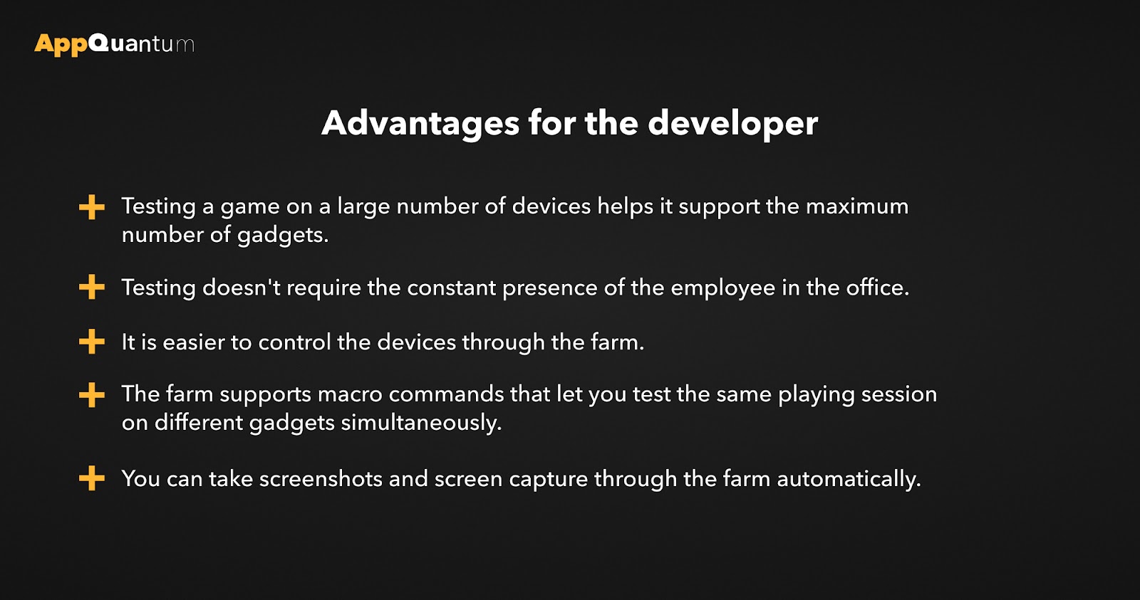 Testing Farm - Making mobile games testing easier on the cheap