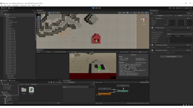 RTS UI and Unexpected Path Obstructions: Deterrence - Video Devlog 7
