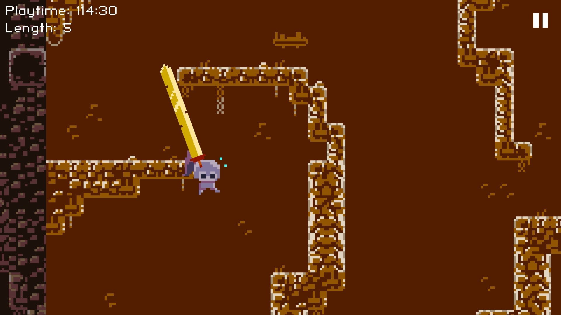 Designing the challenging traversal of physics platformer Deepest Sword