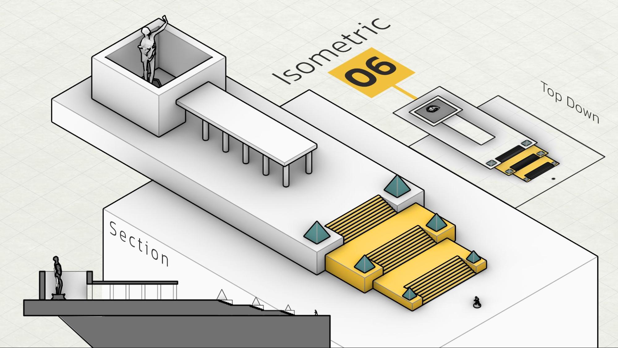 Level Design Process #01: Cube to Temple