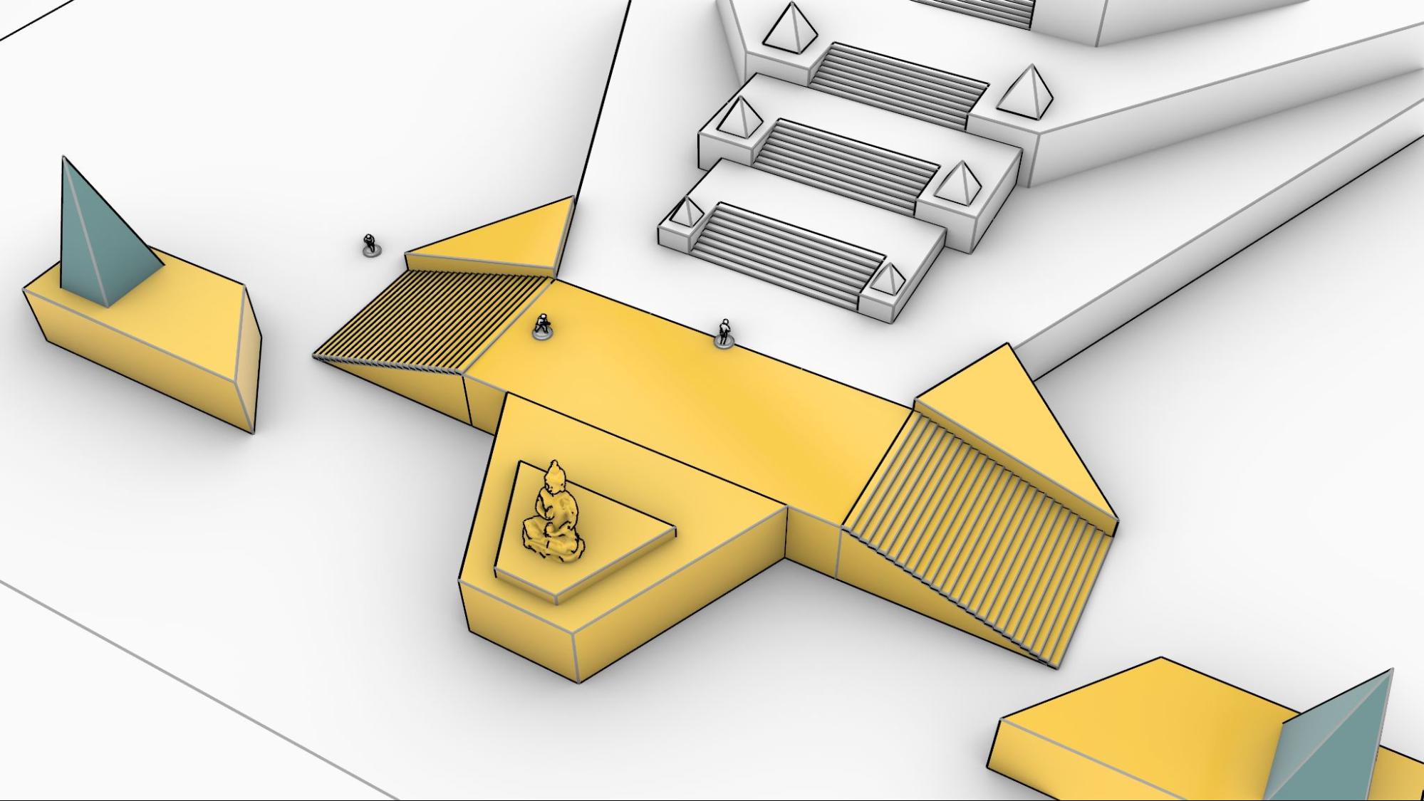 Level Design Process #01: Cube to Temple