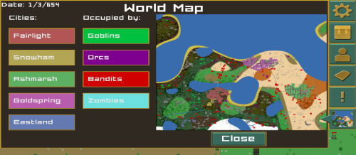 2D procedurally generated world building in Unity