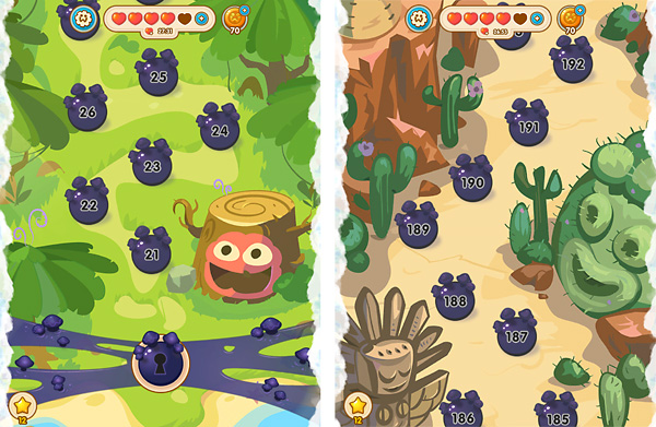 The Maps of Jelly Splash: The Beauty in Simplicity