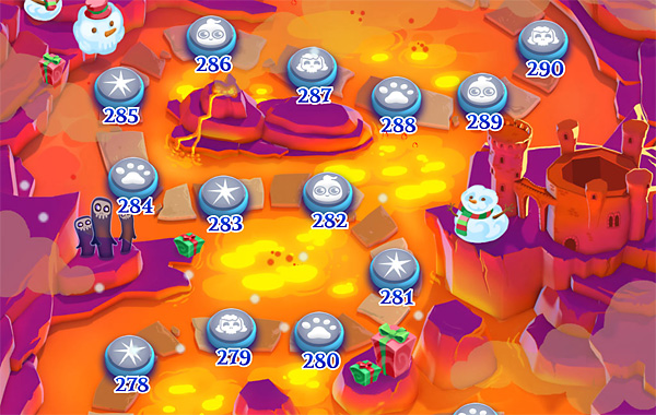 Bubble Witch 2 Saga: The most beautiful 3D render maps
