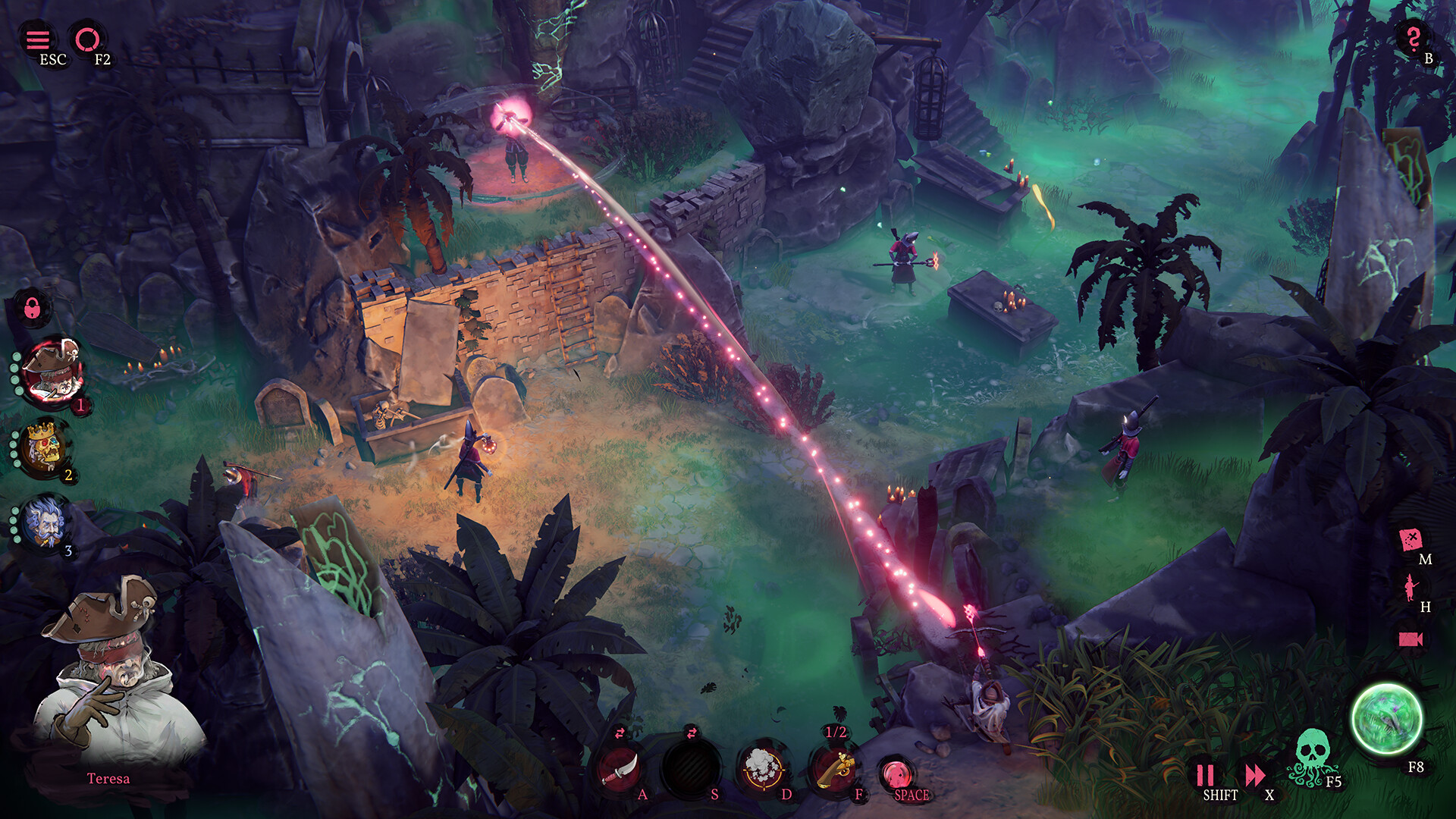 How Shadow Gambit: The Cursed Crew made save scumming a central mechanic
