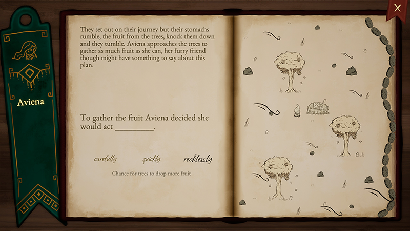 Exploring the branching narrative of shrinking storybook adventure ...