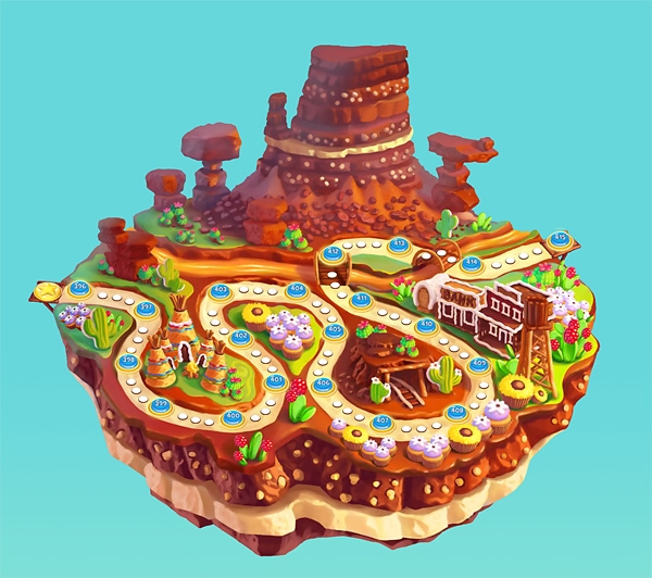 Mobile games: Where to get inspiration for map art?