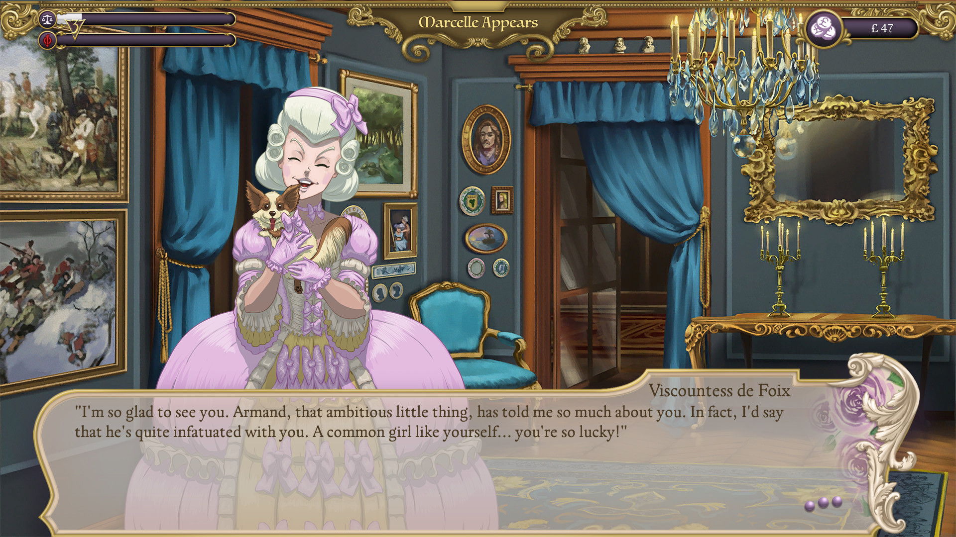 The history-driven design of Ambition: A Minuet in Power