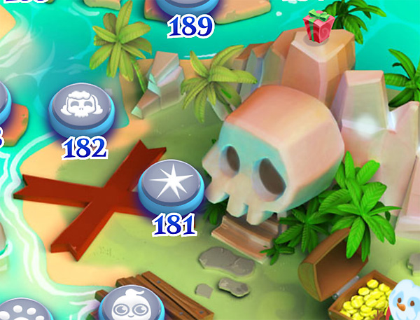 Bubble Witch 2 Saga: The most beautiful 3D render maps