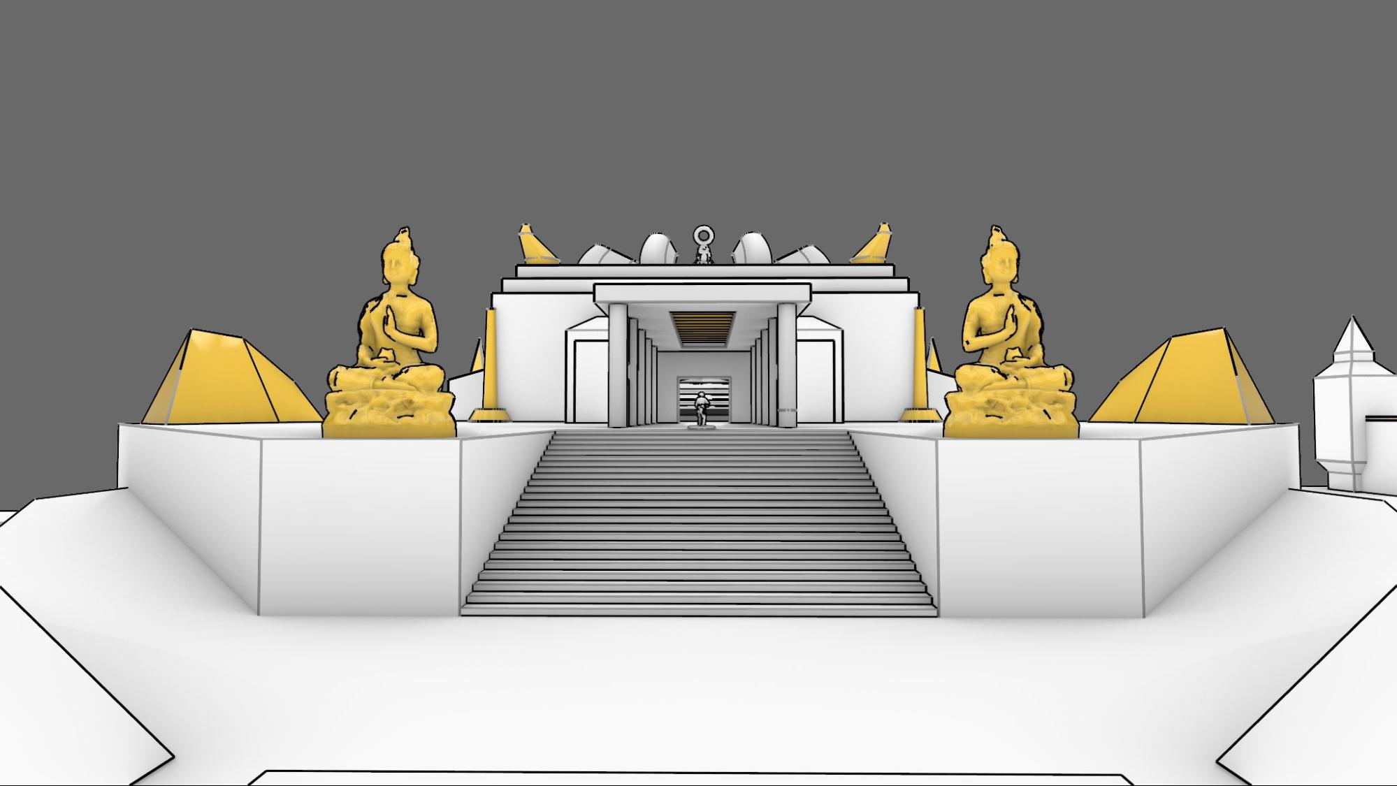 Level Design Process #01: Cube to Temple